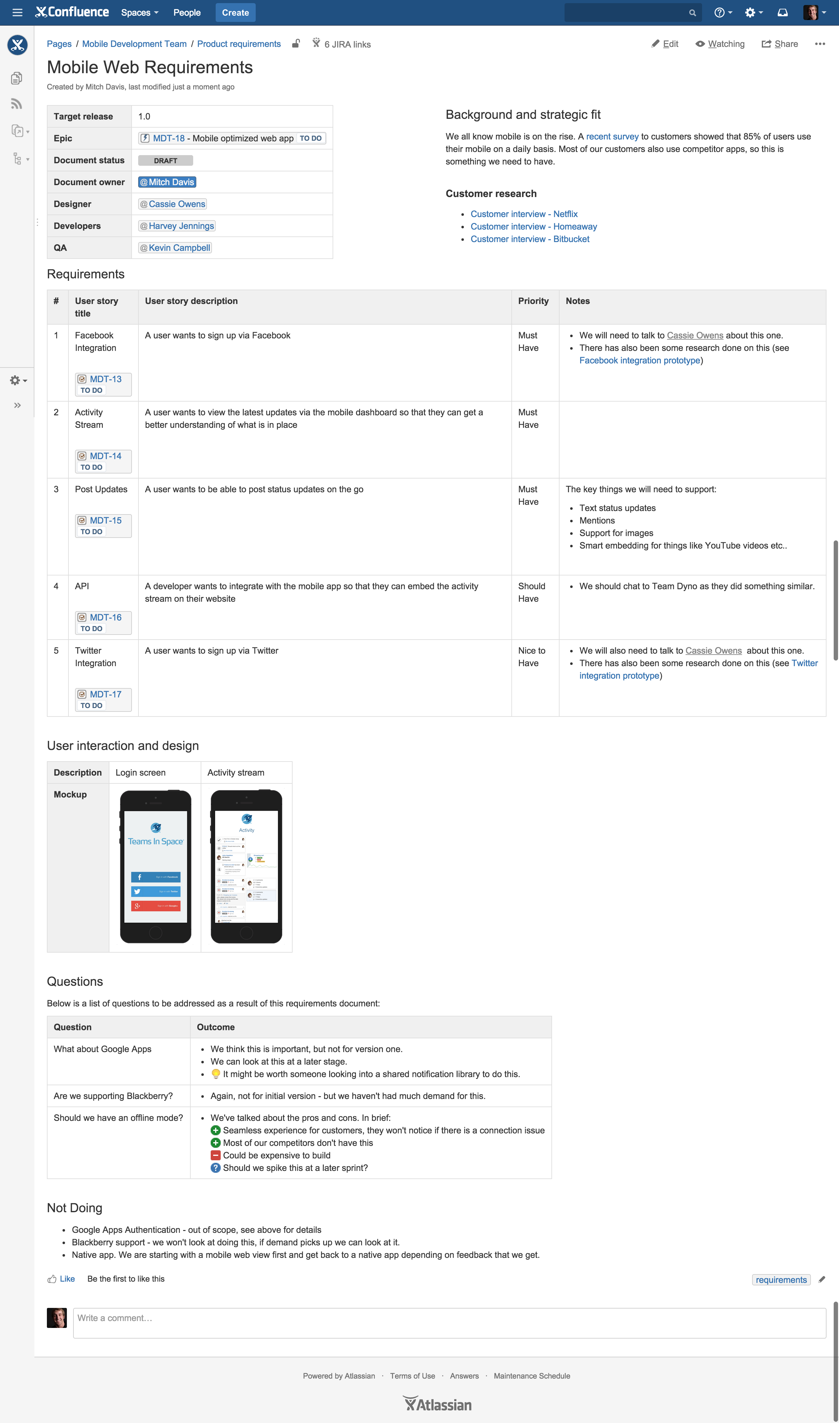 Modern Product Specification Template Learn Why Writing A Great 